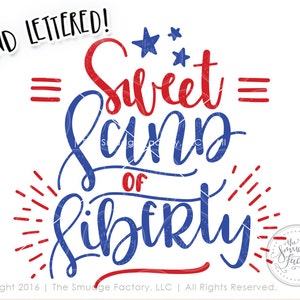 Patriotic Printable File, Sweet Land of Liberty Print, Land of the Free ...