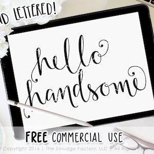 Hello Handsome - Etsy