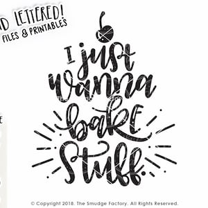 Baker SVG, Baking Print, Cupcake, Silhouette SVG, Cricut Download, I ...