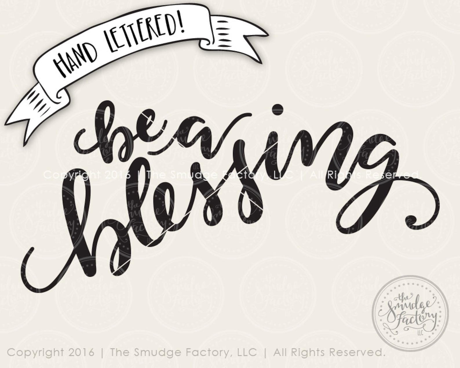 Be A Blessing SVG Cutting File Blessed Cut File Silhouette | Etsy