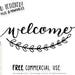 Welcome SVG, Welcome Printable, Hand Lettered SVG, Silhouette Cameo ...