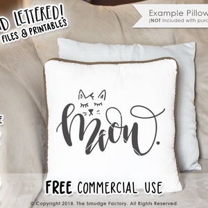 Cat SVG Cut File, Meow, Silhouette, Check Meowt, Cricut Cutting File ...