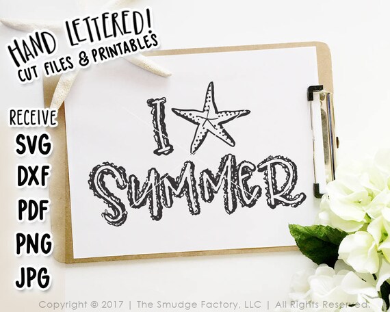 Summer Printable Summer Print I Love Summer Wall Art Summer | Etsy