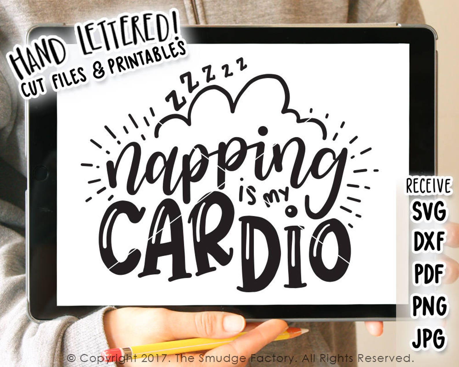 Nap SVG Napping is My Cardio SVG Sleepy Baby Printable - Etsy