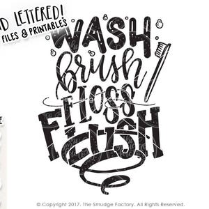 Bathroom SVG, Bathroom Printable, Powder Room SVG, Flush SVG, Wash ...