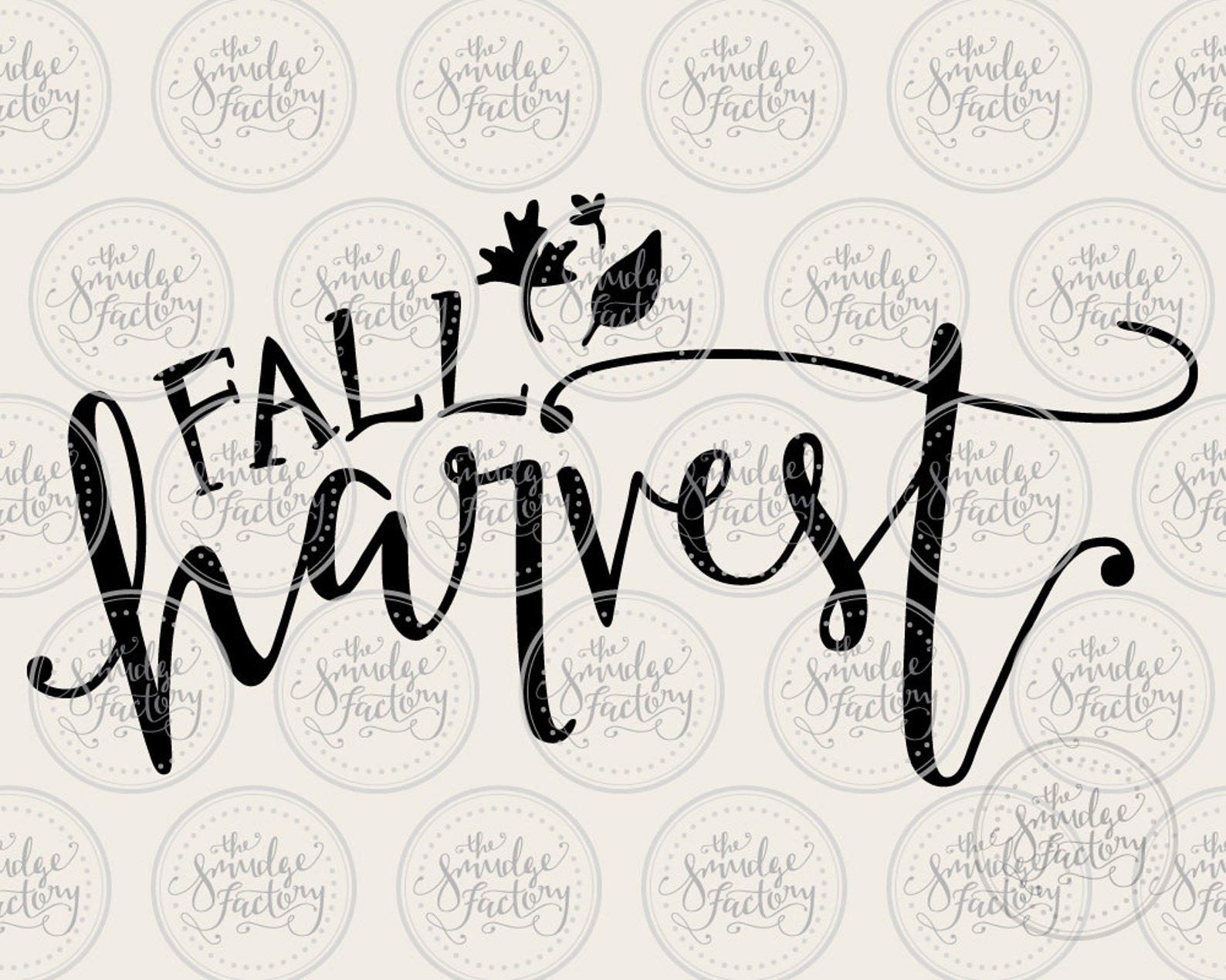 Fall Harvest SVG Fall Leaves Cutting File, Silhouette SVG Cricut ...