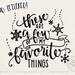 These Are A Few of My Favorite Things Printable, Christmas Vector ...