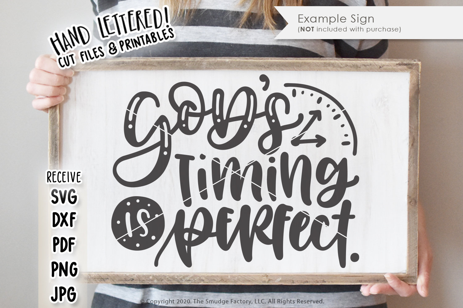 God's Timing Is Perfect Hand Lettered Bible Verse Print | Etsy