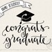 Congrats Graduate SVG, Class of 2016 SVG Cut File, Calligraphy ...
