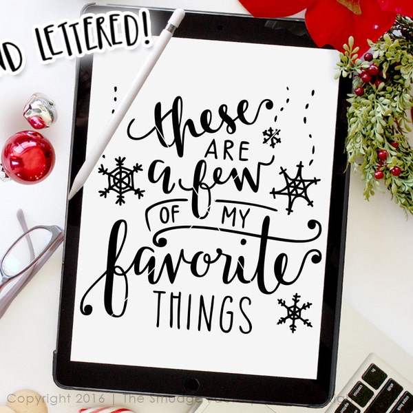 A Few of My Favorite Things Printable - Etsy