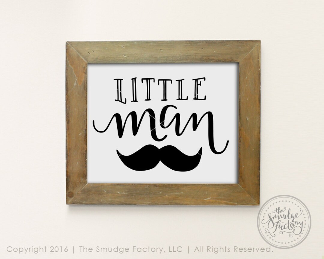 Little Man Printable Baby Boy DIY Print Nursery Printable - Etsy