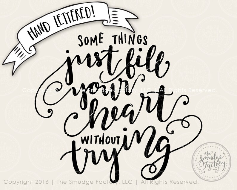 Some Things Just Fill Your Heart Without Trying Printable File - Etsy