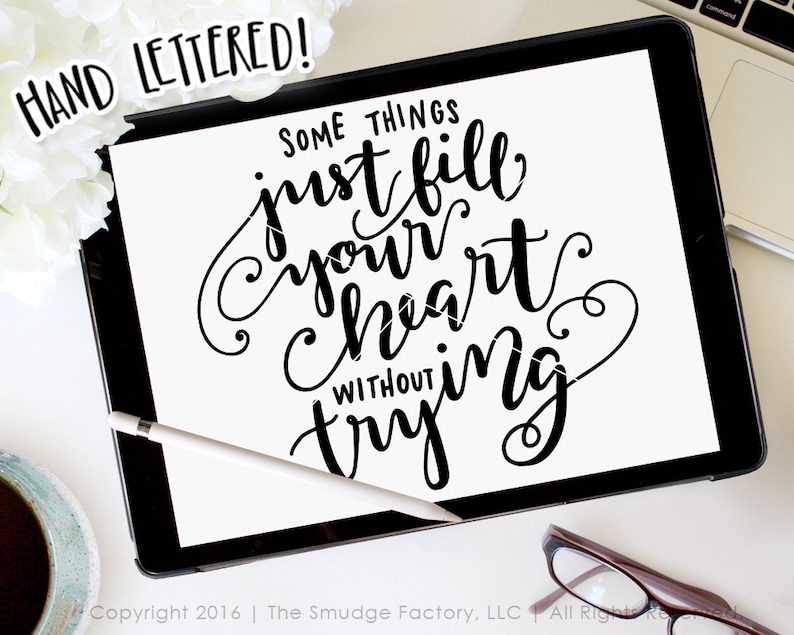 Some Things Just Fill Your Heart Without Trying Printable File - Etsy