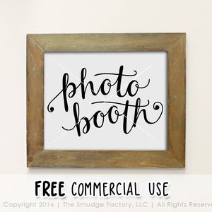 Photo Booth SVG Cut File, Silhouette Cricut Cutting File, Wedding Hand ...