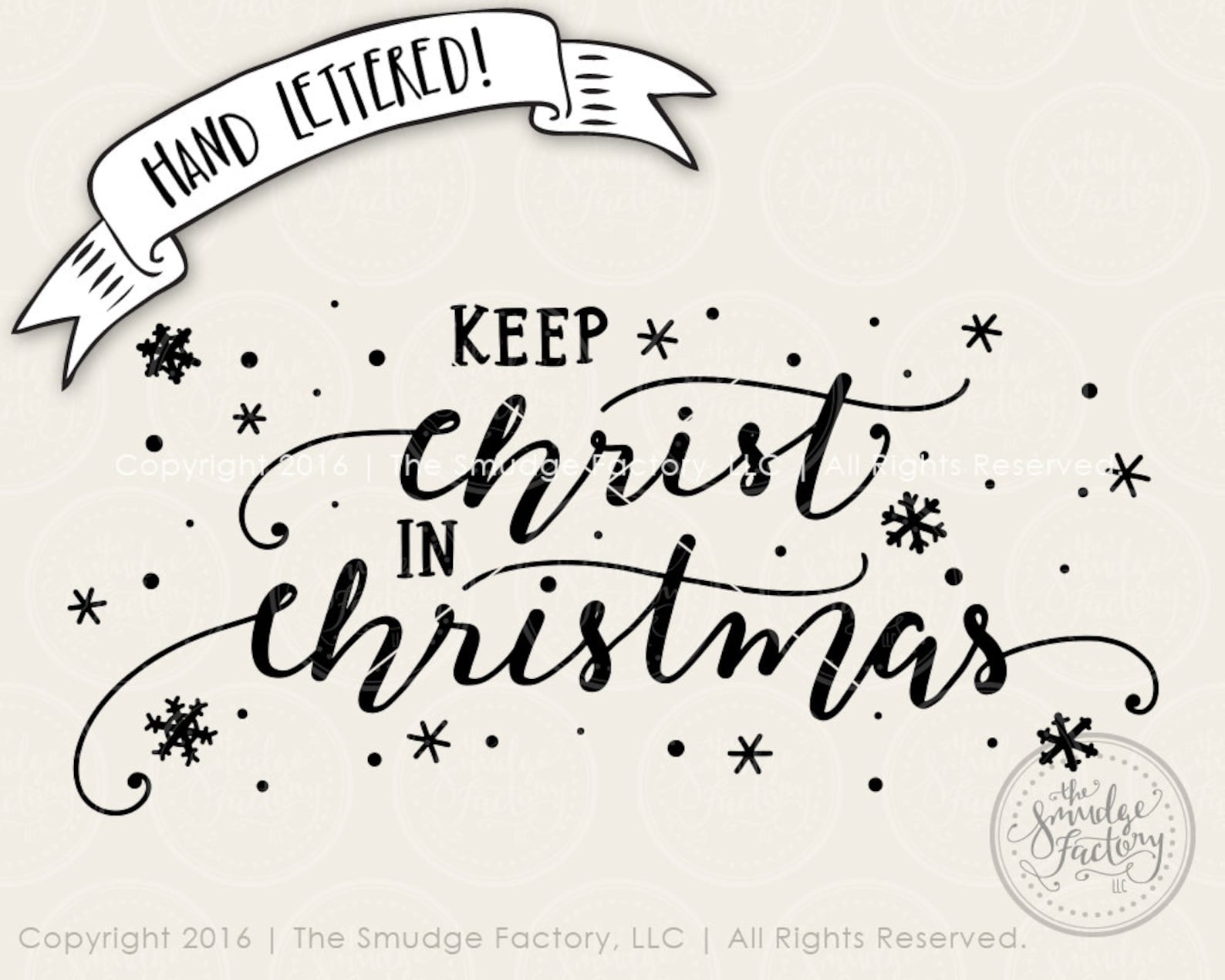 Christmas Printable File Keep Christ in Christmas Hand - Etsy