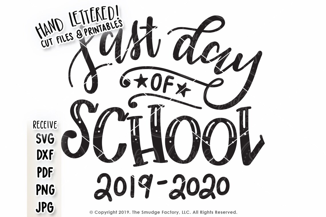 Last Day of School Printable File End of the Year Print - Etsy