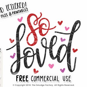 So Loved SVG Cut File, Valentine SVG, Happy Valentine's Day Cut File ...