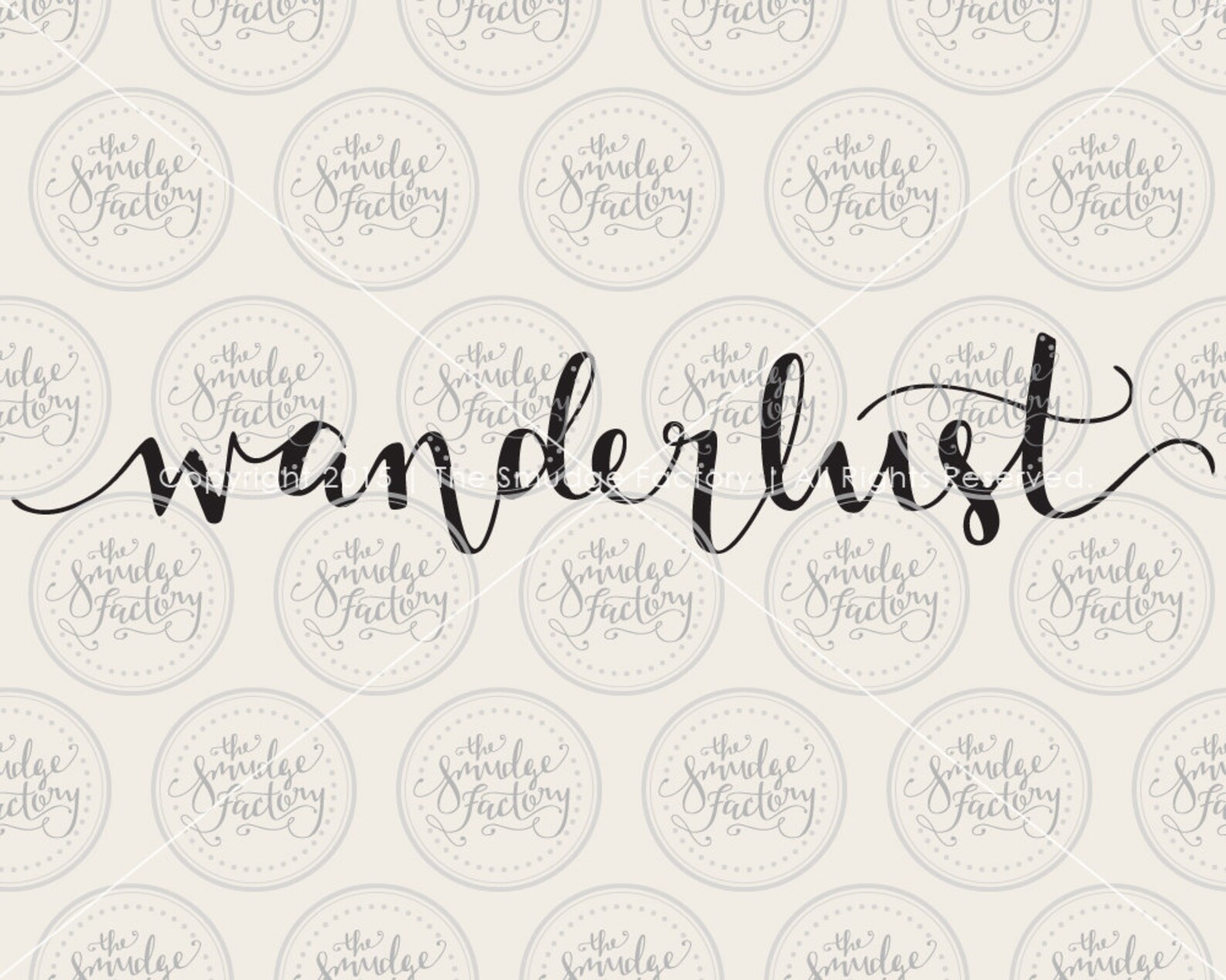 Wanderlust SVG Cut File Hand Lettered Cut File Wander SVG - Etsy