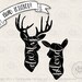 Dearly Beloved Printable File, Deerly, Wedding DIY Print, Hand Lettered ...