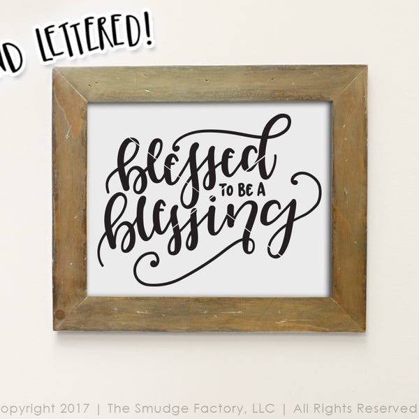 Blessing Wall Decal - Etsy