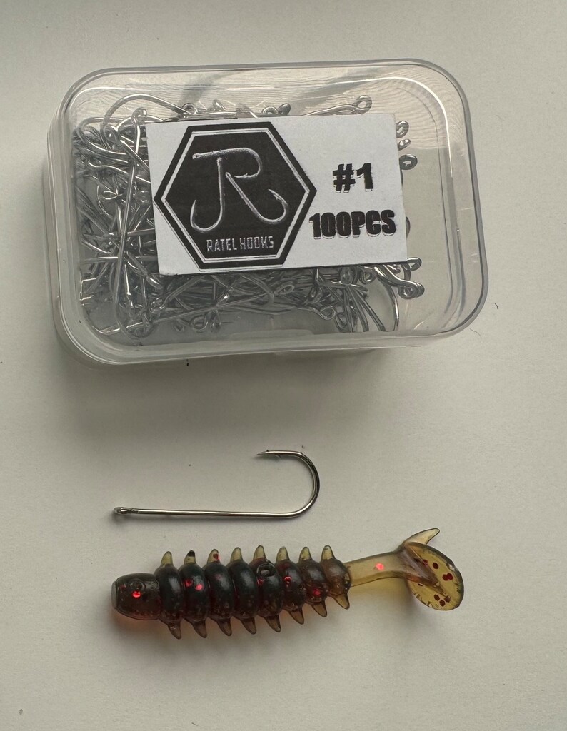 RATEL Long Shank Hook by HBB8. - Etsy