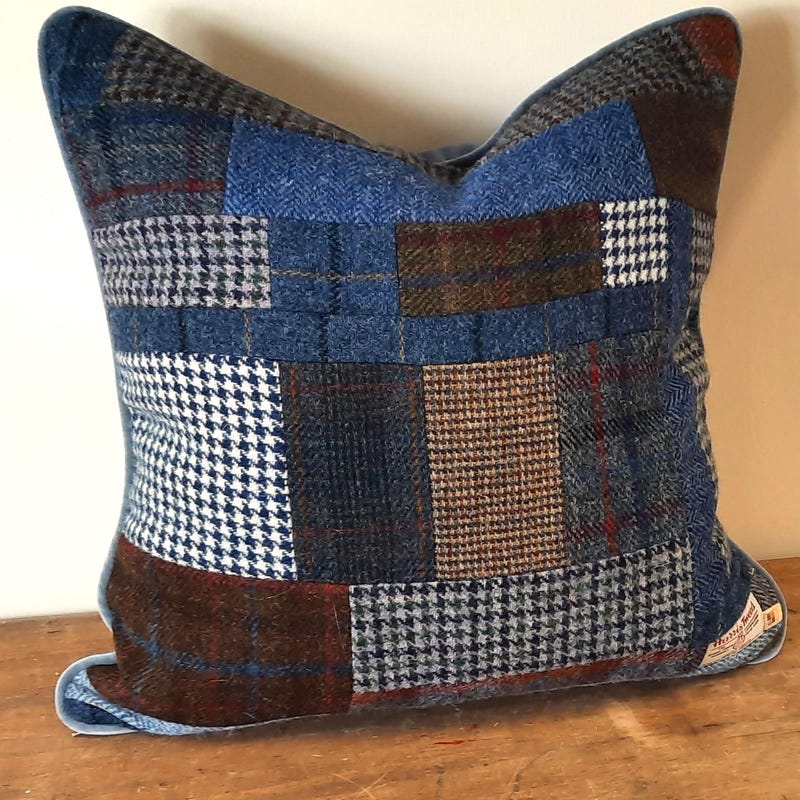 Tweed Patchwork - Etsy UK