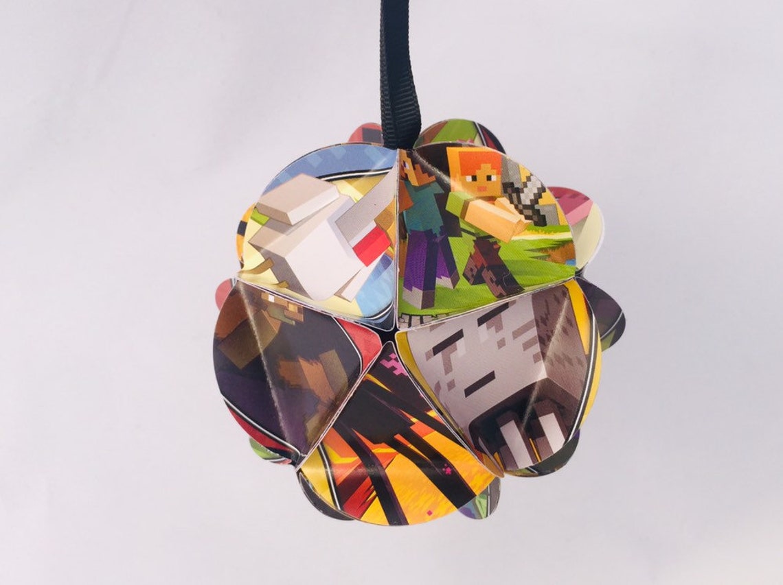 Minecraft Ornament Minecraft Christmas Gift Idea Ornaments - Etsy