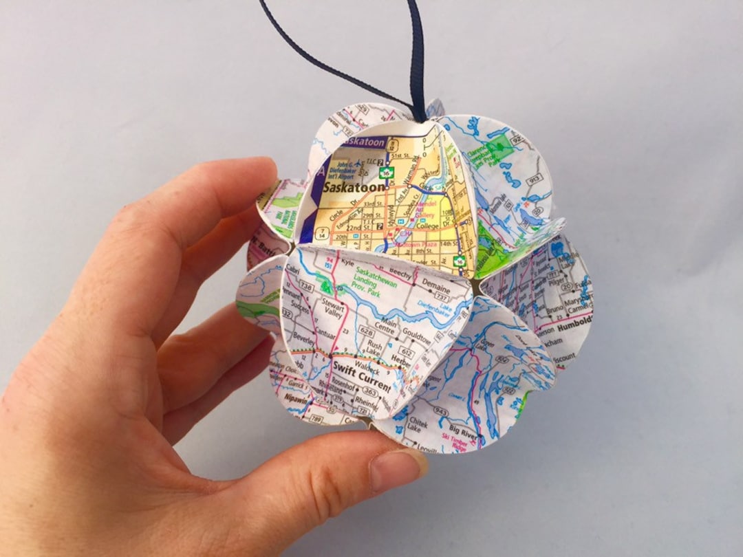 Saskatchewan, Canada Map Ornament: Personalizable Travel Souvenir - Etsy