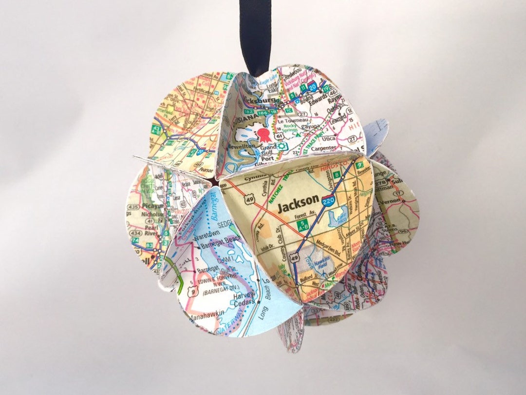 Mississippi Map Ornament: Personalizable Travel Souvenir - Etsy