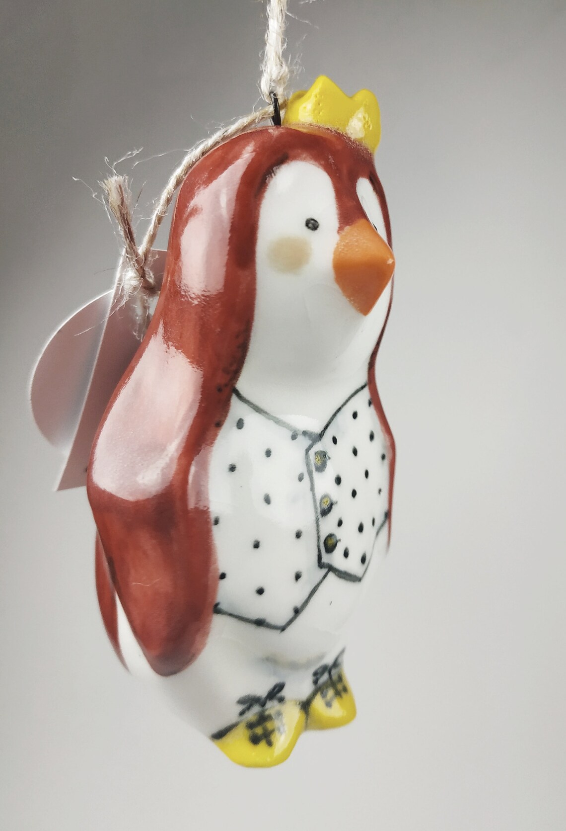 Christmas Ornaments Porcelain Handmade Ceramic Ornaments | Etsy