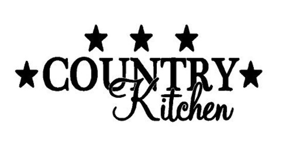 Items similar to Country Kitchen Decal on Etsy