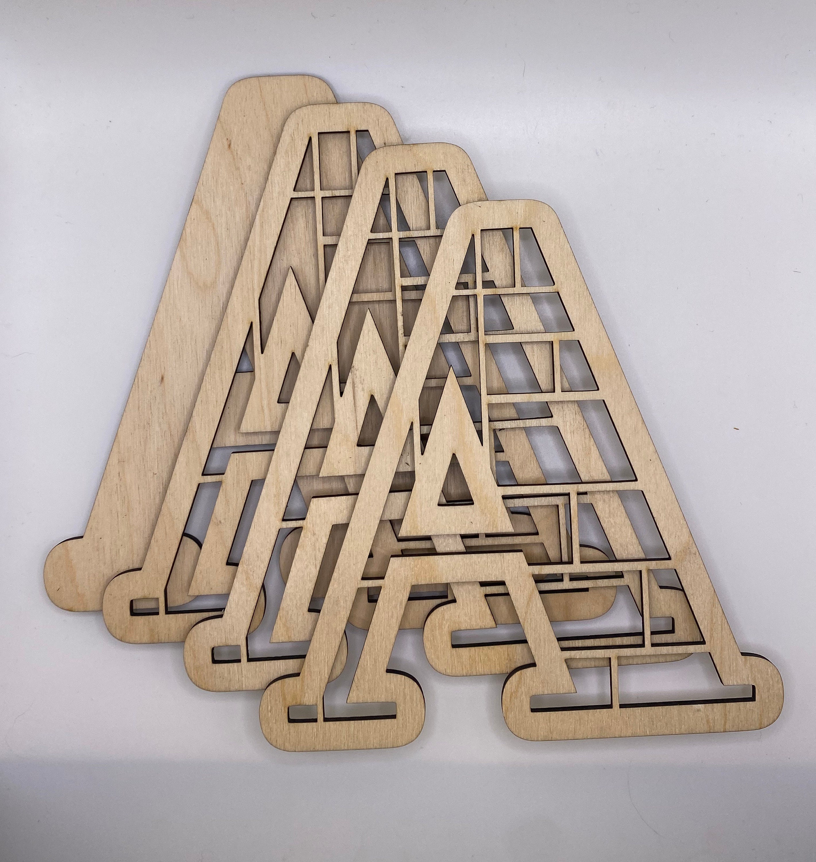 DIY Book Nook Kit | Laser Cut Wooden Letter Bookshelf Insert | Book ...