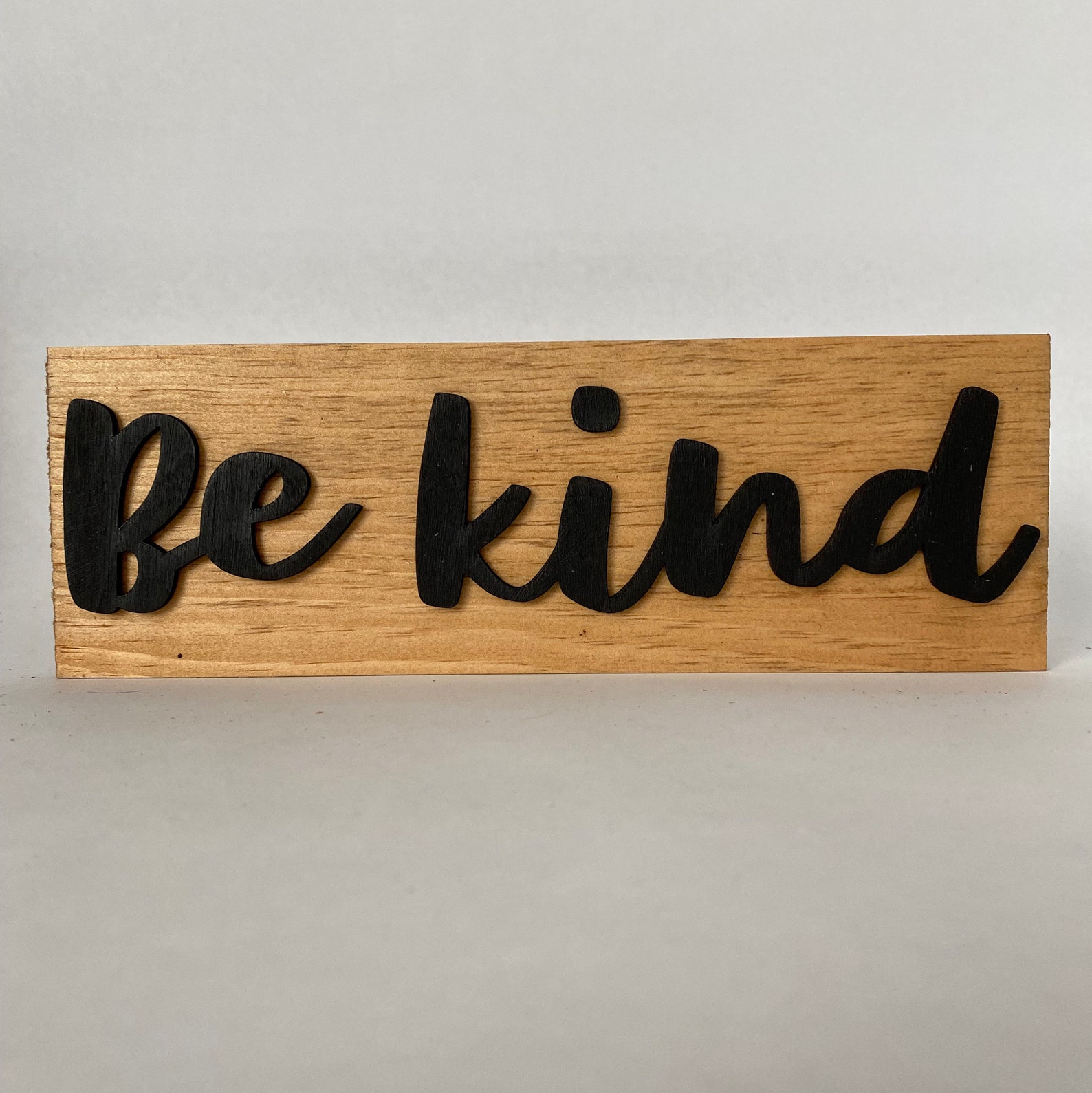 Be Kind Wood Sign, Motivational Wall Decor - Etsy