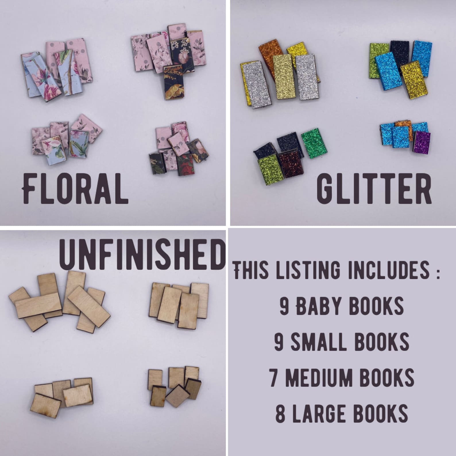 Letter S Book Nook: DIY Miniature Bookshelf Kit - Etsy