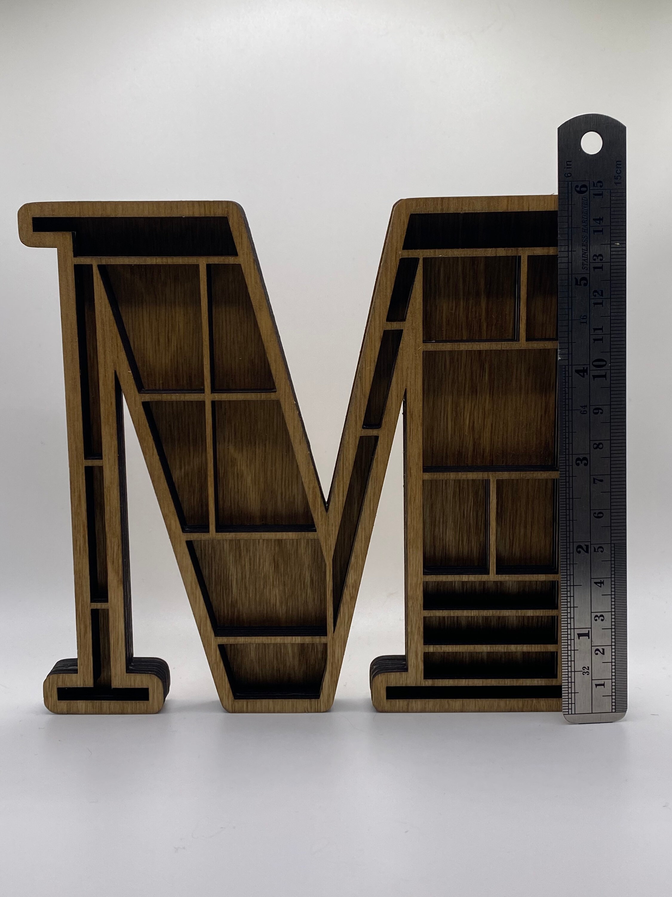 Book Nook Letter M, DIY Book Nook, Book Lover Gift, Book Nook Kit ...