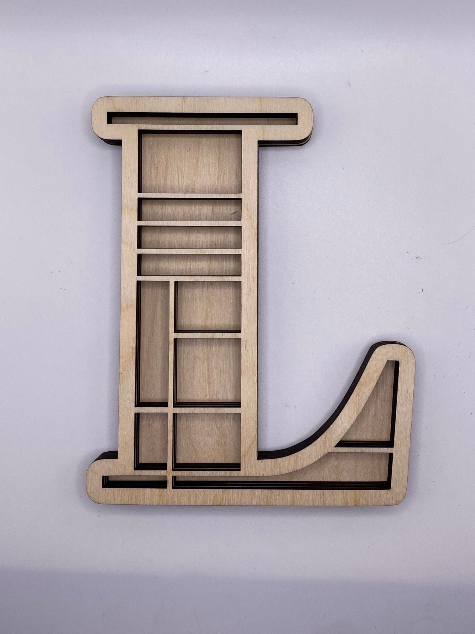 Book Nook Letter L, DIY Book Nook, Book Lover Gift, Book Nook Kit ...