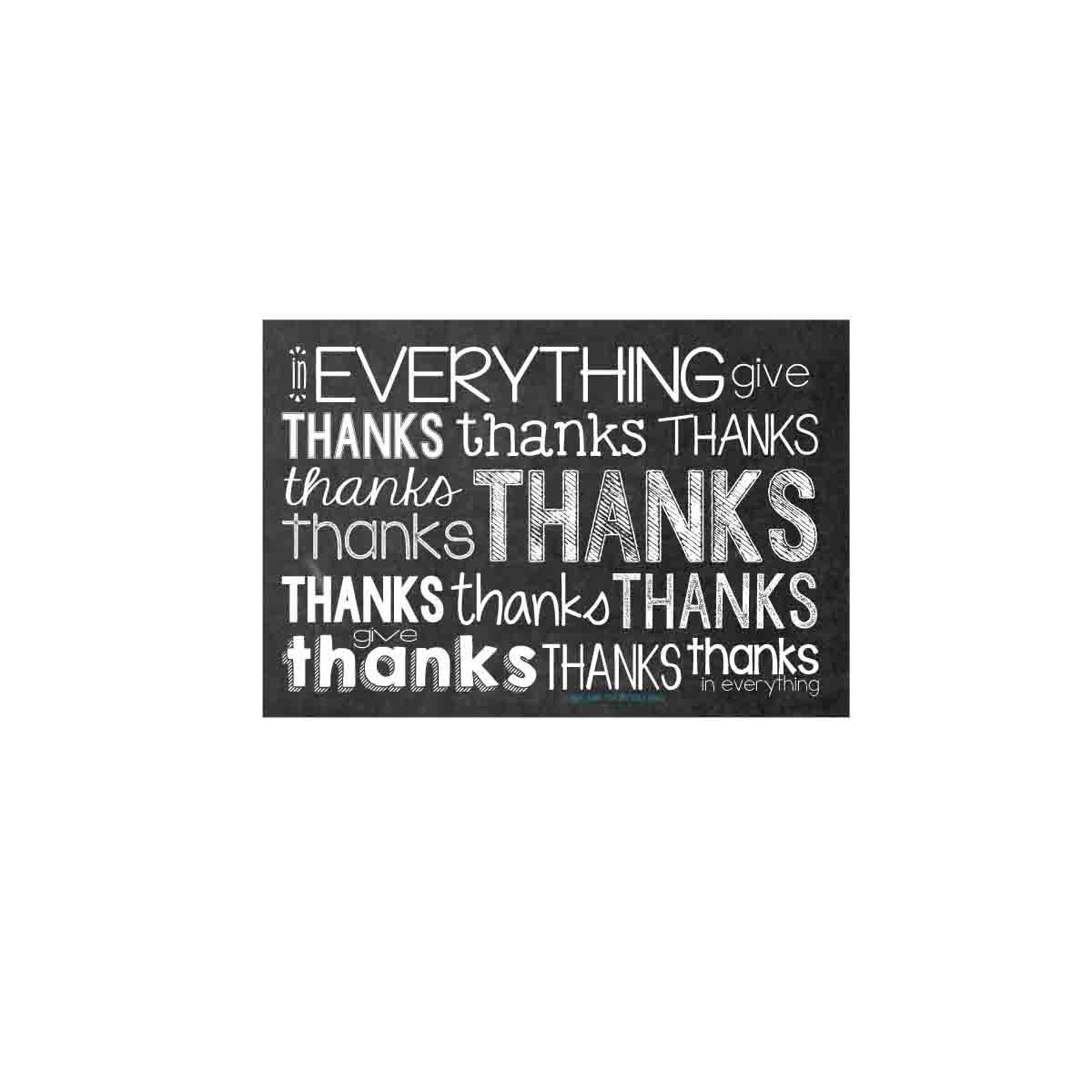 Thank You Cards, in Everything Give Thanks, 4x6 - Instant Download - Etsy