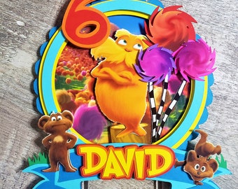 Lorax Cake Topper | Etsy