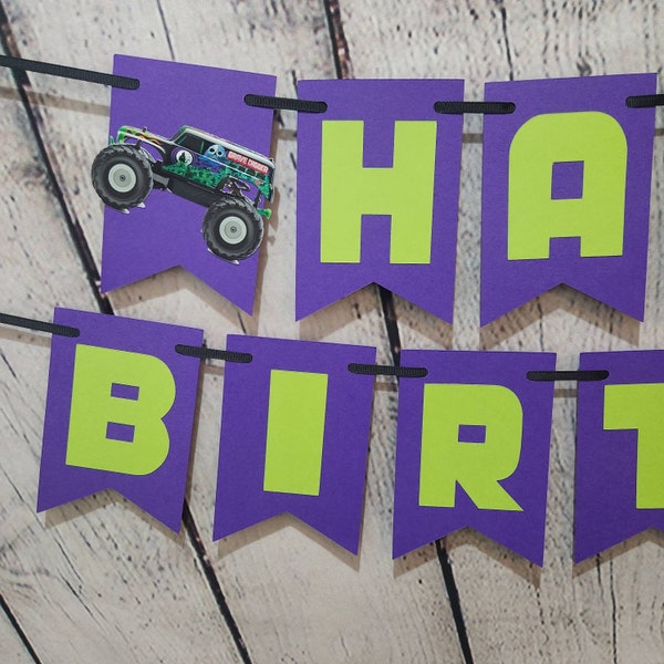 Grave Digger Birthday Sign - Etsy