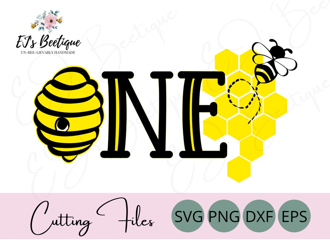 First Bee Day SVG, First Birthday Bee, Honeycomb SVG, First Bee Day PNG ...