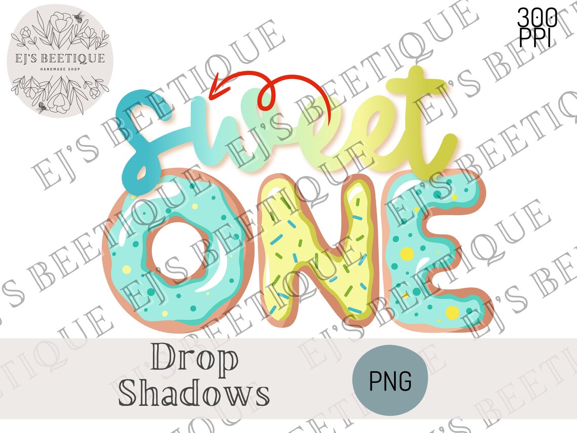 Donut Font Sweet One Shirts, Family Donut Birthday Shirts, Donut Sweet ...