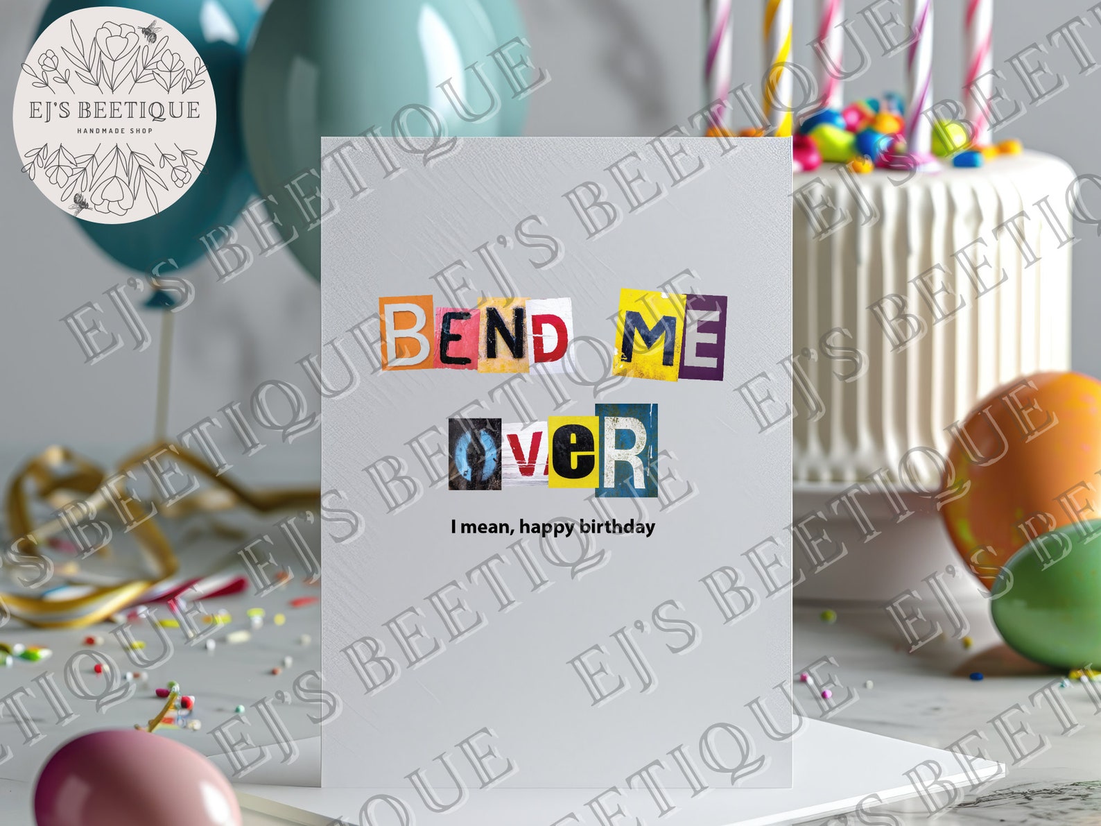 Funny Happy Birthday Card, Bend Me Over, Husband Birthday Card, Wife ...