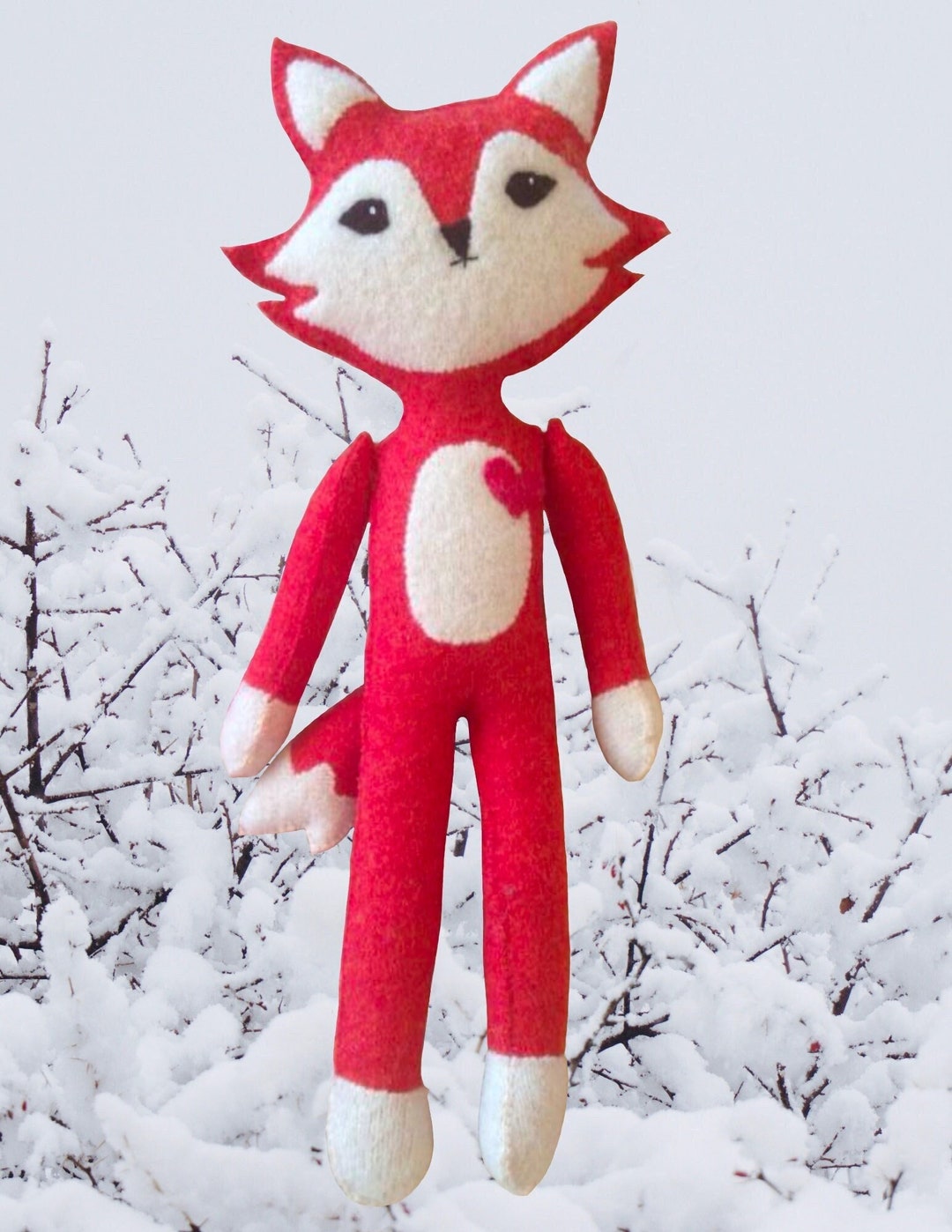 Easy Fox Doll PATTERN - Etsy