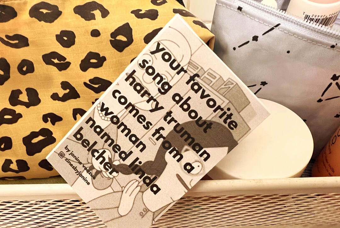 Linda Belcher's Harry Truman Hair Song Mini-zine - Etsy