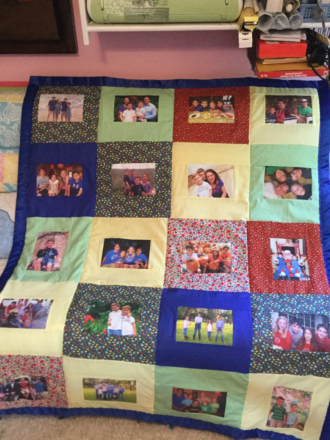 Memory Quilt Picture Quilt Photo Quilt Support Childhood | Etsy