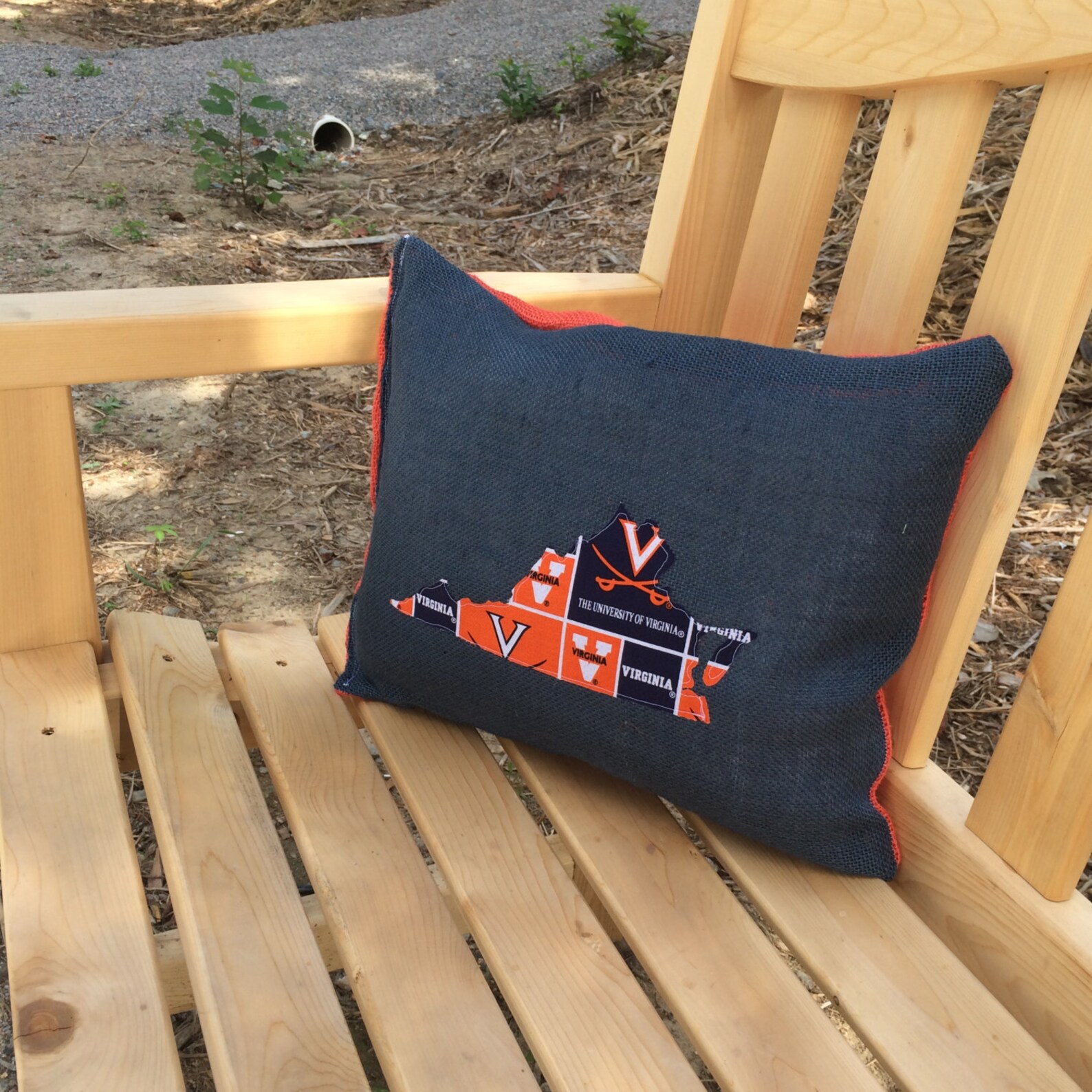 Burlap Team Pillows for Any Team - Etsy