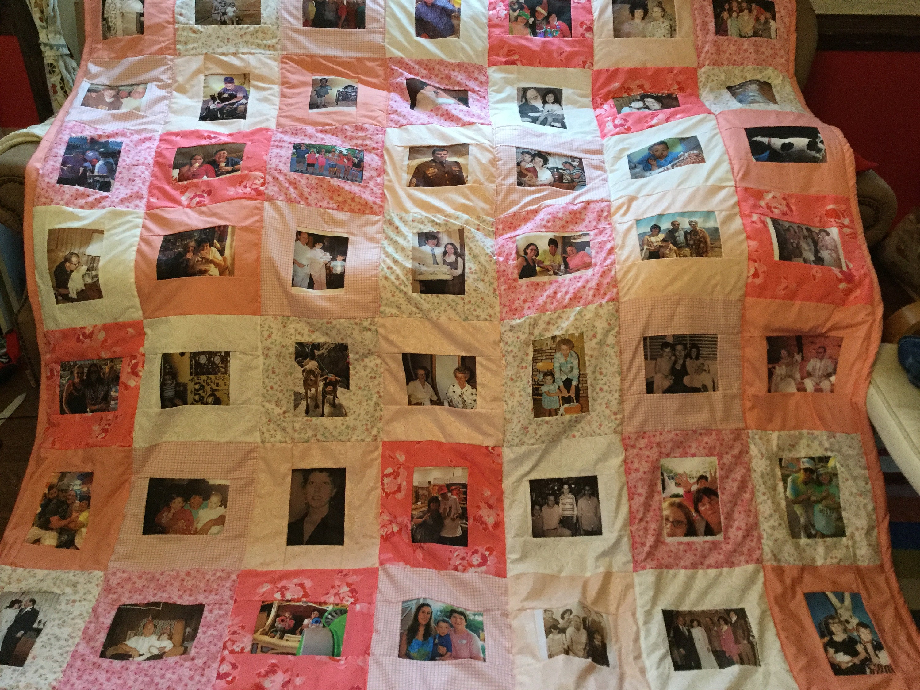 Memory Quilt Picture Quilt Photo Quilt Support Childhood | Etsy