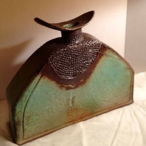 Studio Ceramics, Artisan - Salt Glaze - Vessel - Stoneware Vase ...