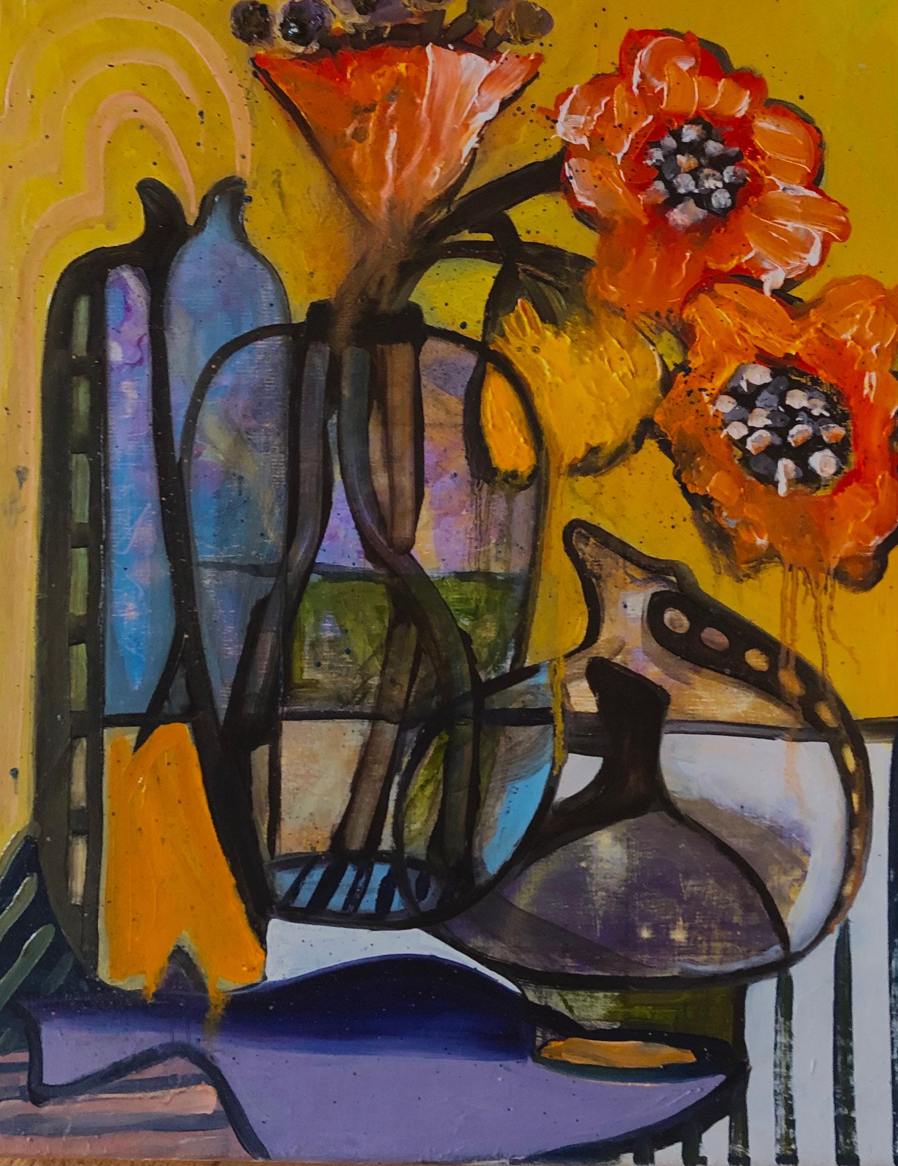 Not so Still Life Abstract Art Fine Art Original Art. - Etsy