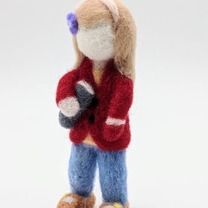 Needle Felt School Girl Needle Felt Person School Girl - Etsy